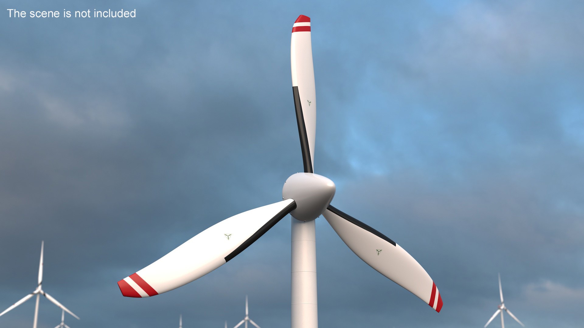 3D Model Wind Turbine Propeller - TurboSquid 2220556