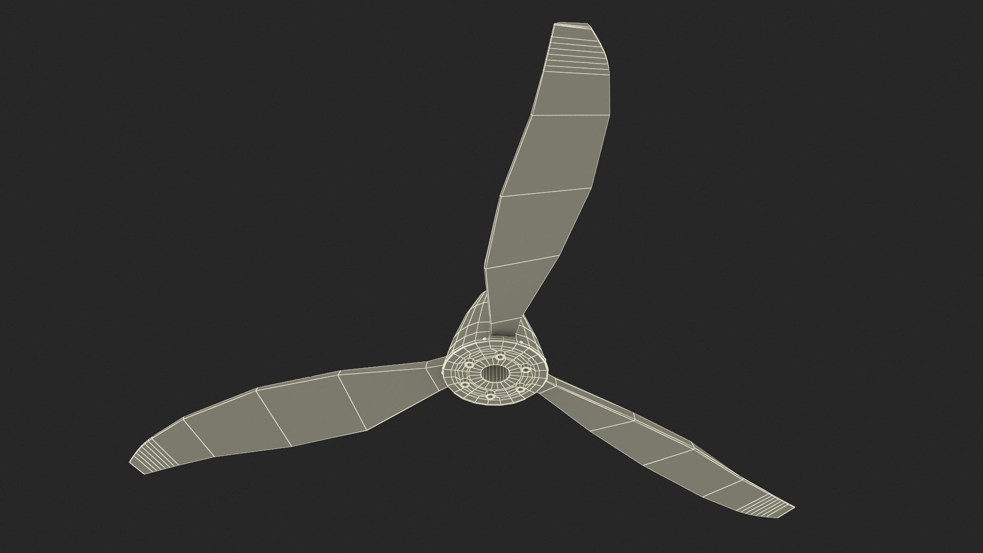 3D Model Wind Turbine Propeller - TurboSquid 2220556