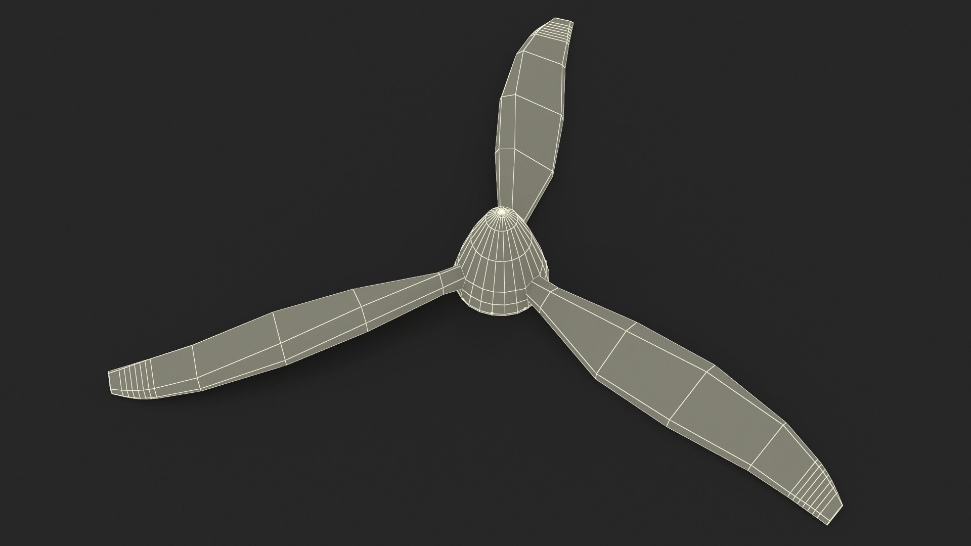 3D Model Wind Turbine Propeller - TurboSquid 2220556