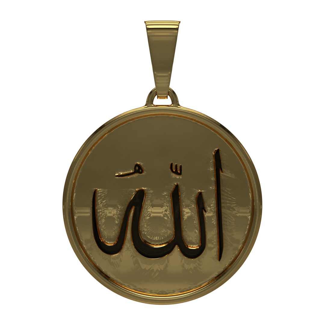 Allah Pendant Model - TurboSquid 1556108