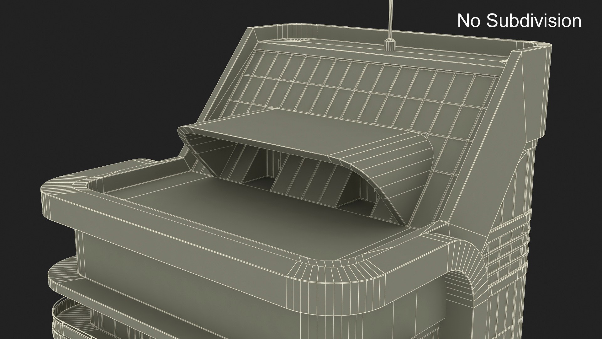 Futuristic Commercial Building 3D - TurboSquid 2330158