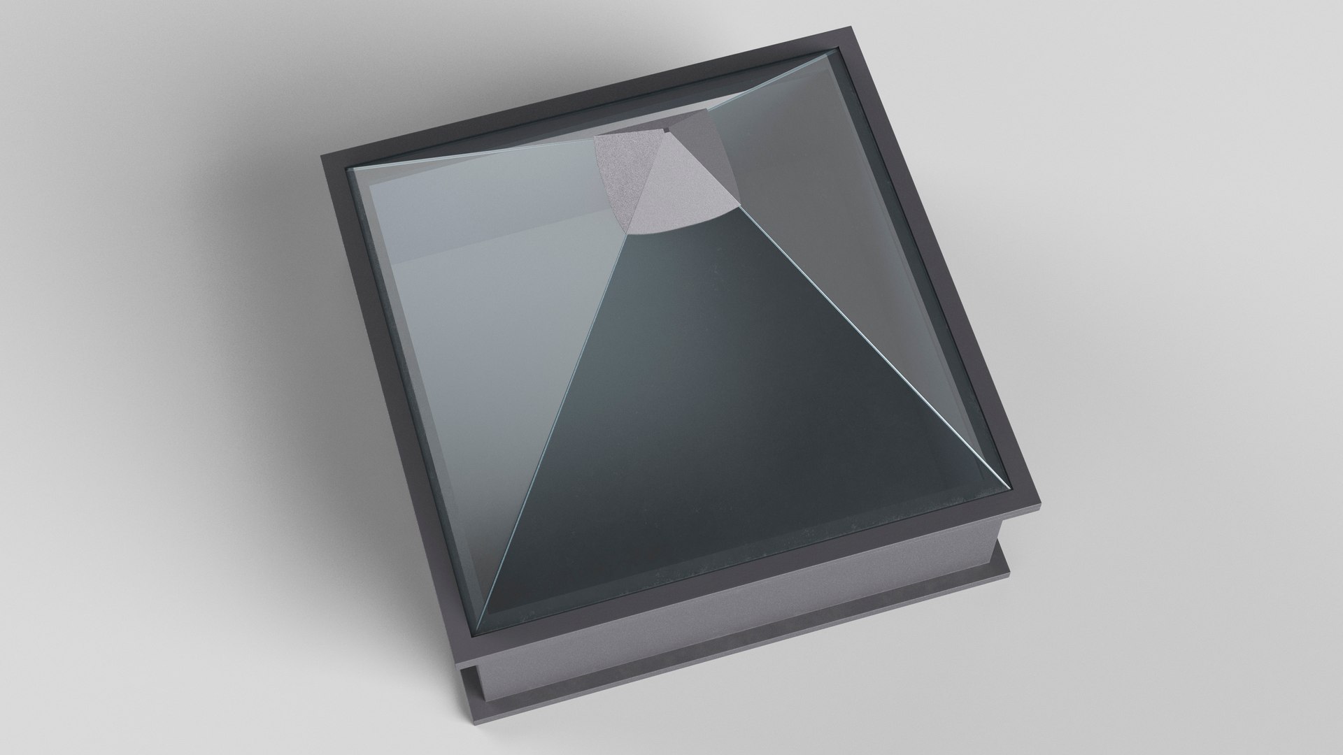 Square Pyramid Skylight For Roof 3D - TurboSquid 2194768