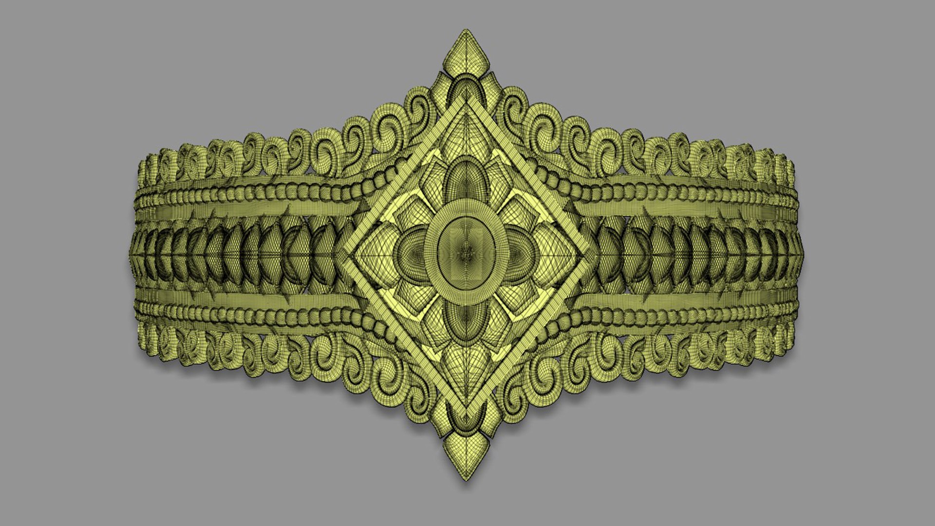 Angkor Bangle Jewelry 3D Model - TurboSquid 2309800