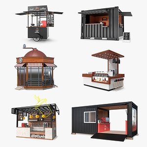 3D Cafe Models | TurboSquid