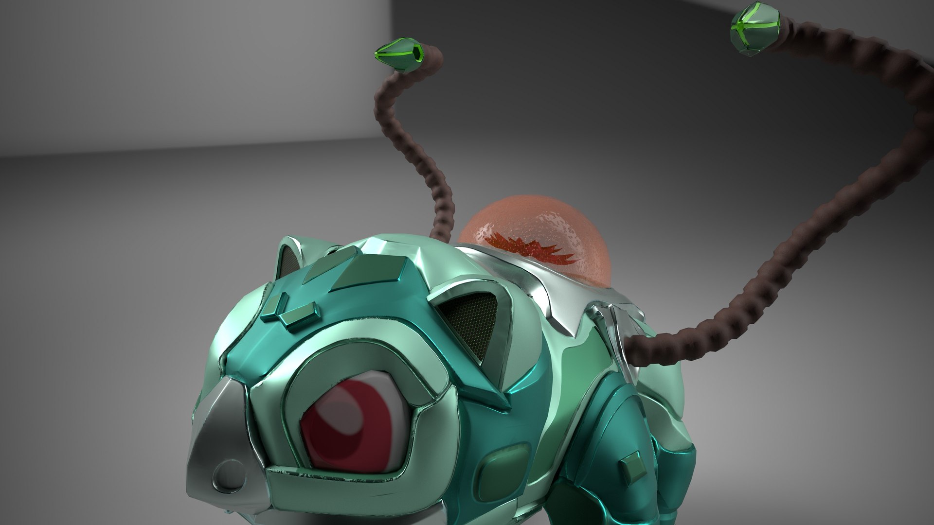 3D Cyber Bulbasaur Pokemon Character - TurboSquid 2061446