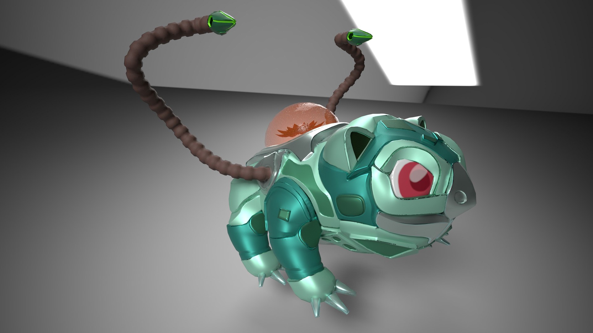 3D Cyber Bulbasaur Pokemon Character - TurboSquid 2061446