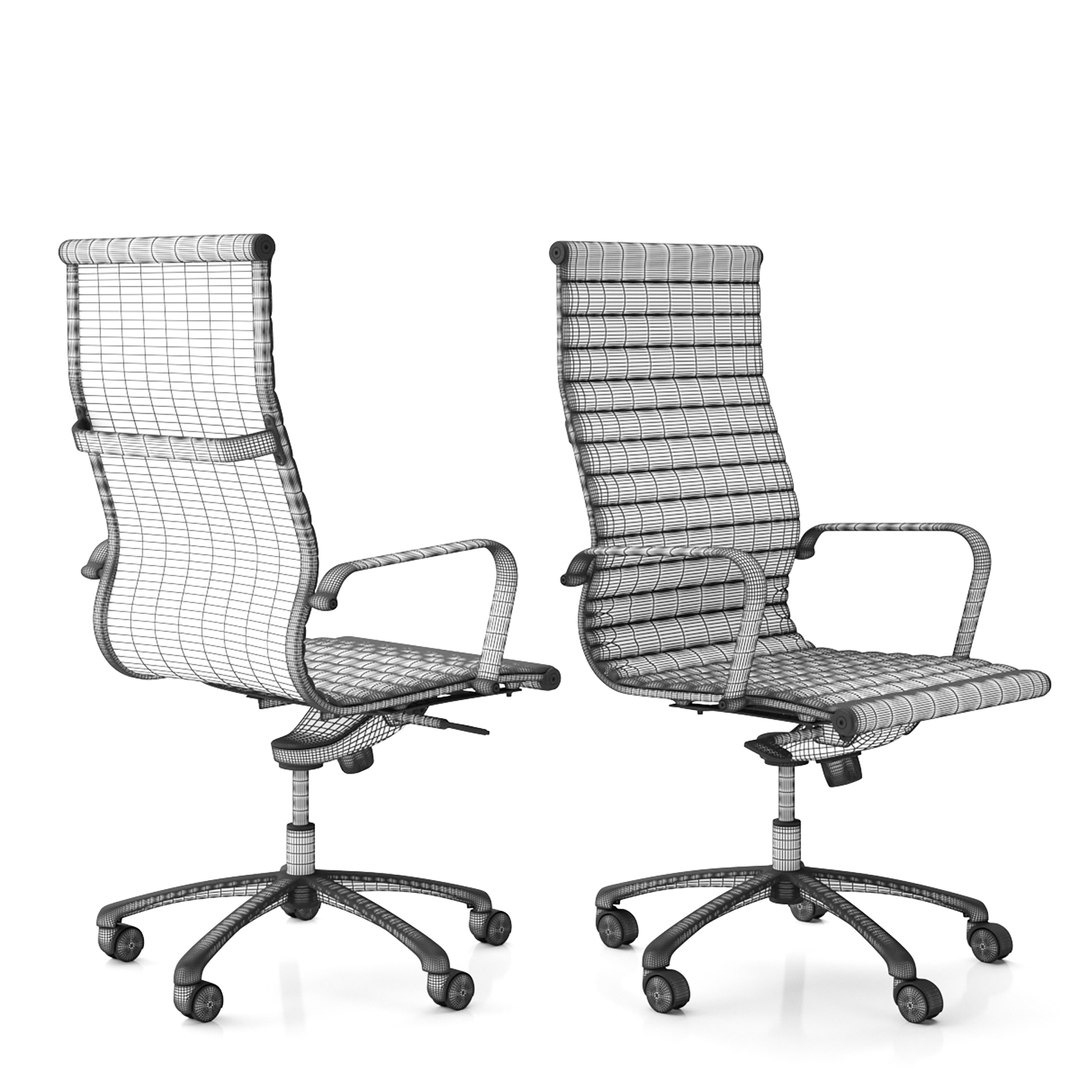 Ritz Classic High Back Medium Meeting Model - TurboSquid 1951350