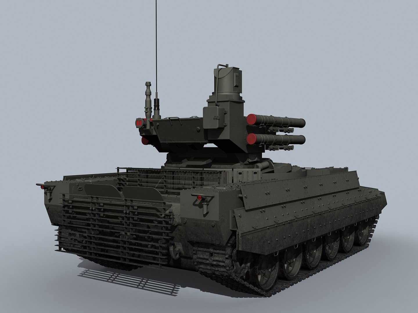 russian bmpt tank 3d max