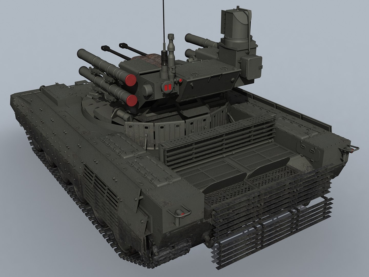 russian bmpt tank 3d max