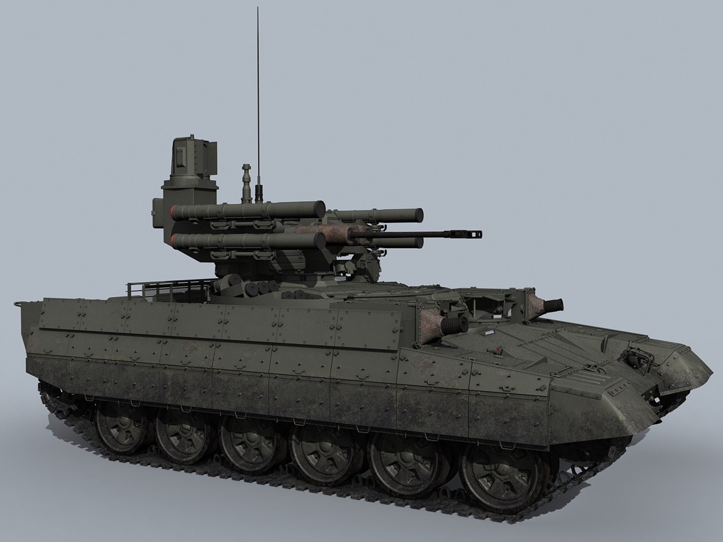 russian bmpt tank 3d max