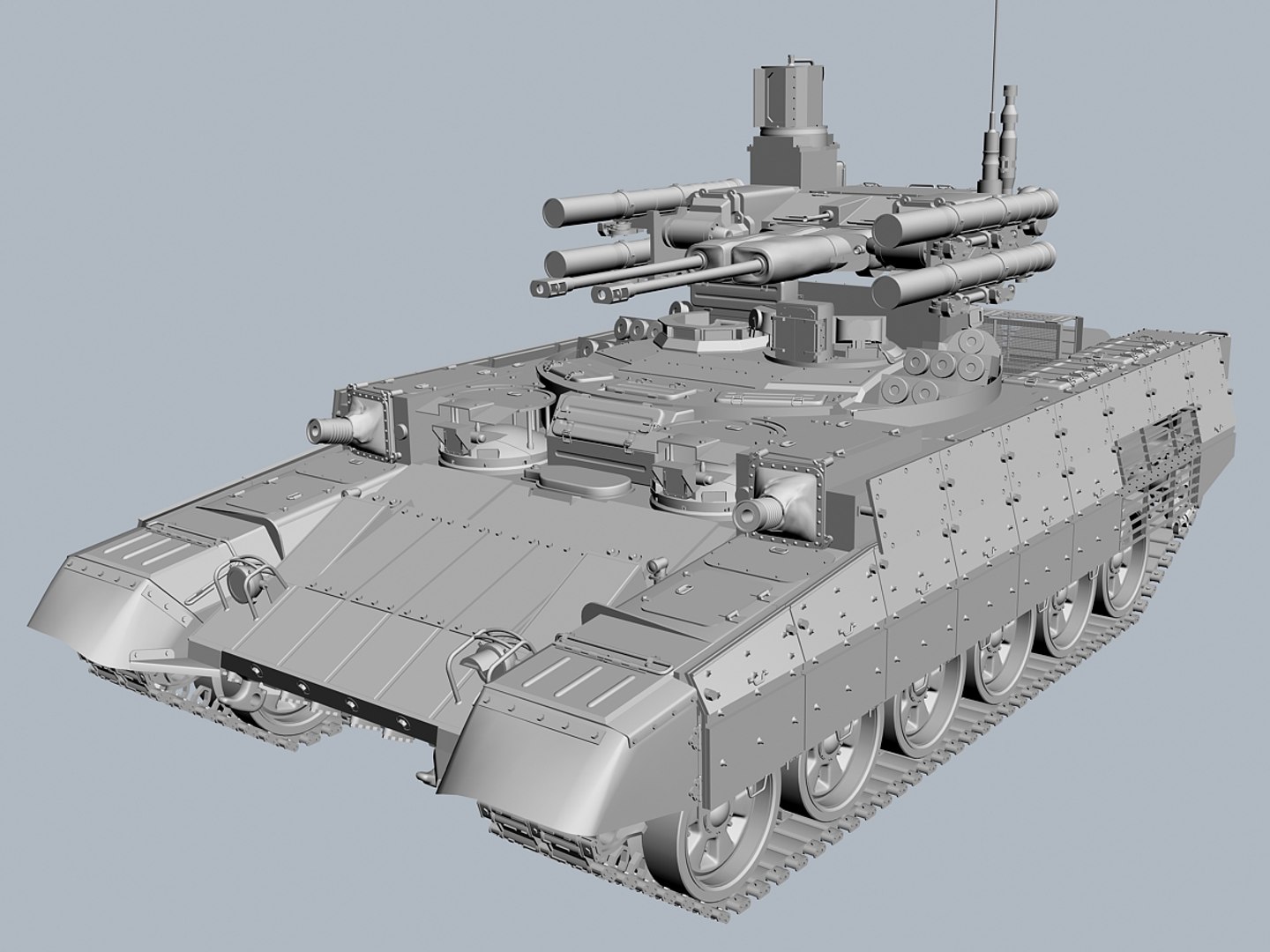 russian bmpt tank 3d max