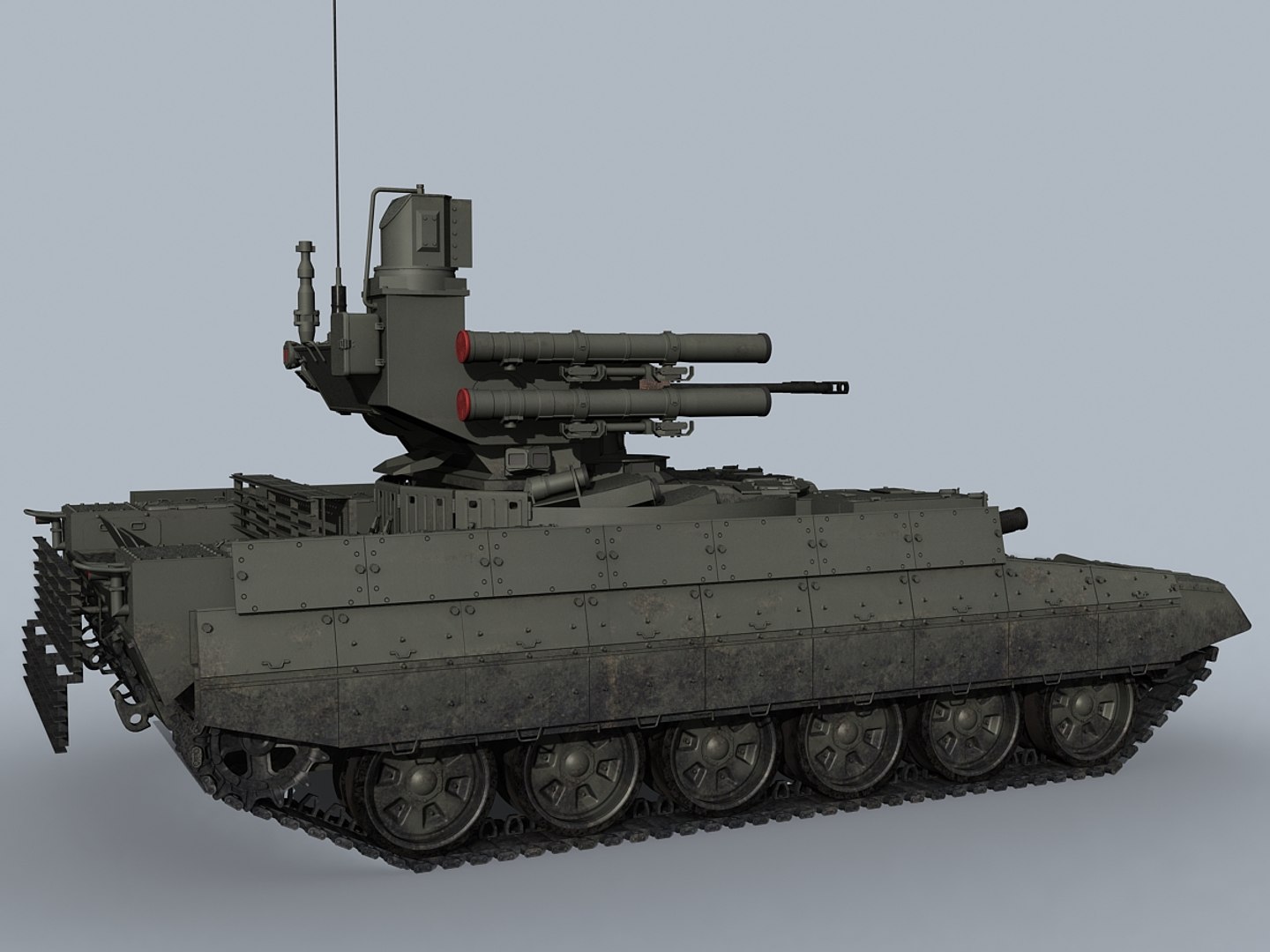 russian bmpt tank 3d max