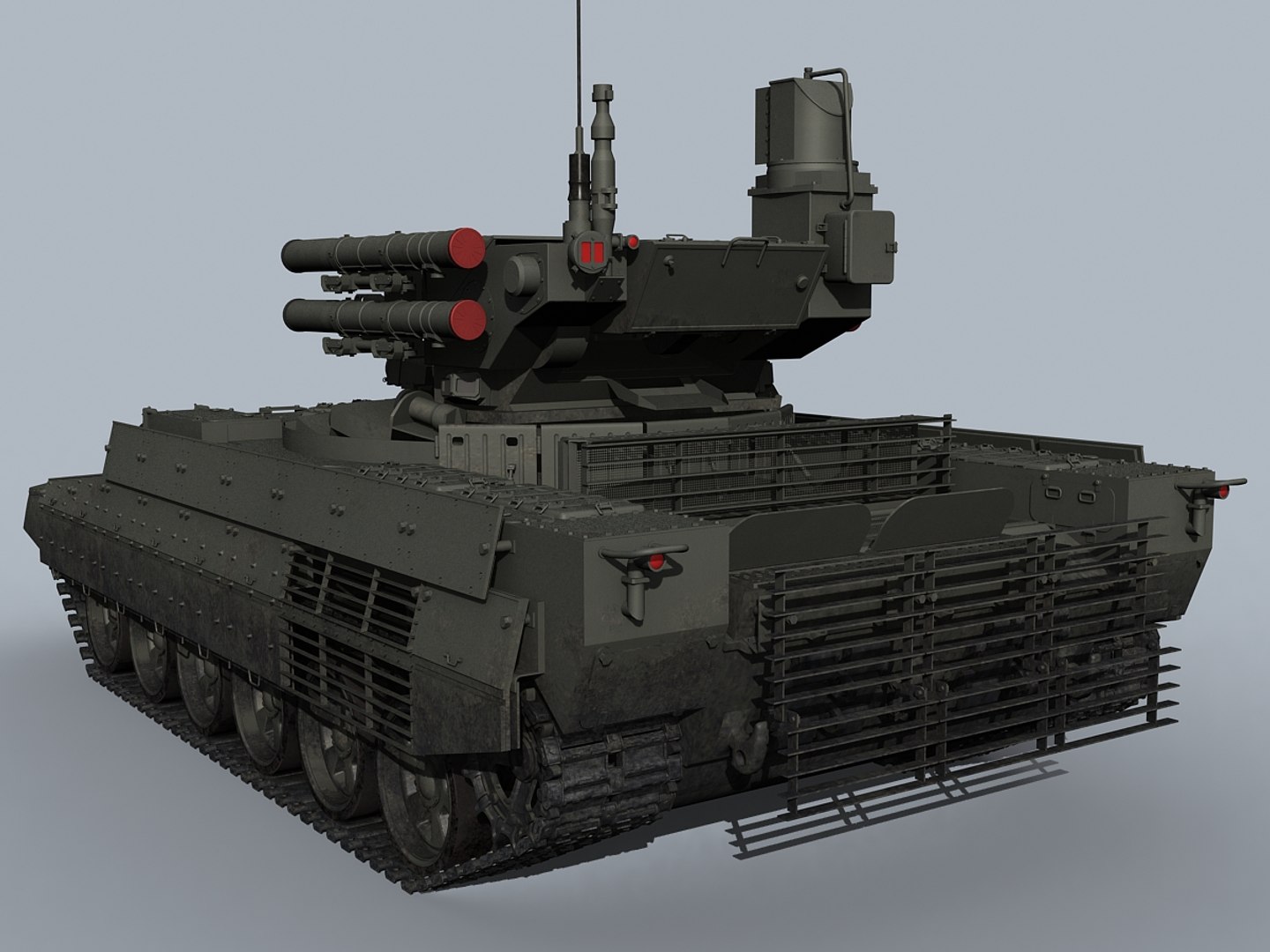 russian bmpt tank 3d max