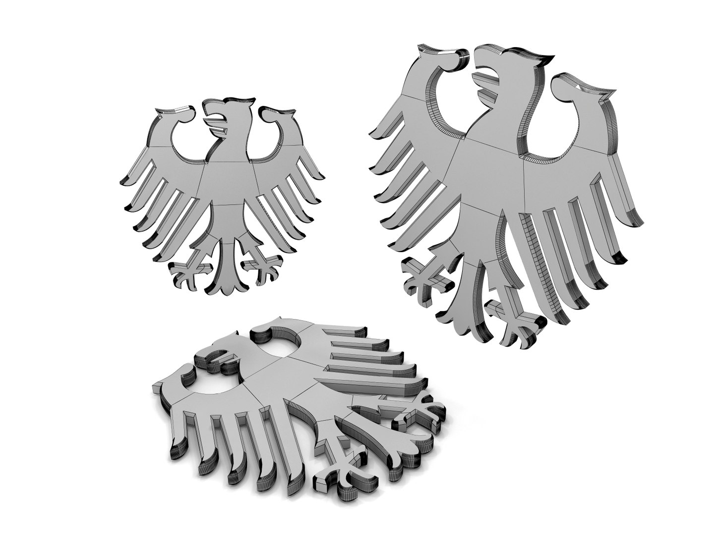Eagle German 3D Model - TurboSquid 1387375