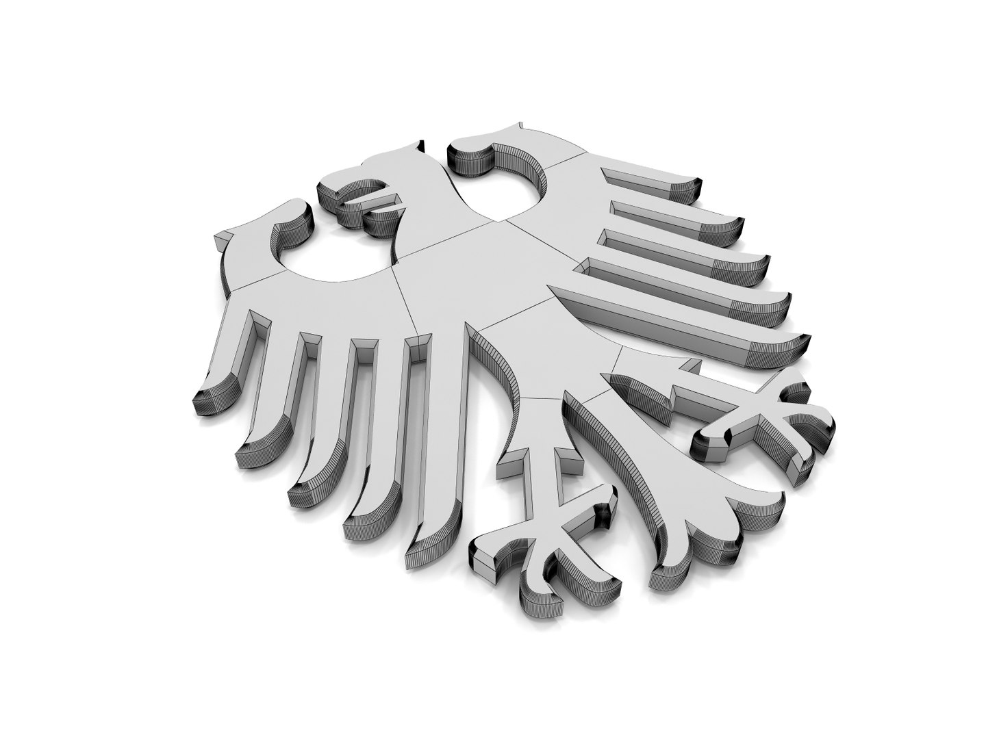 Eagle German 3D Model - TurboSquid 1387375
