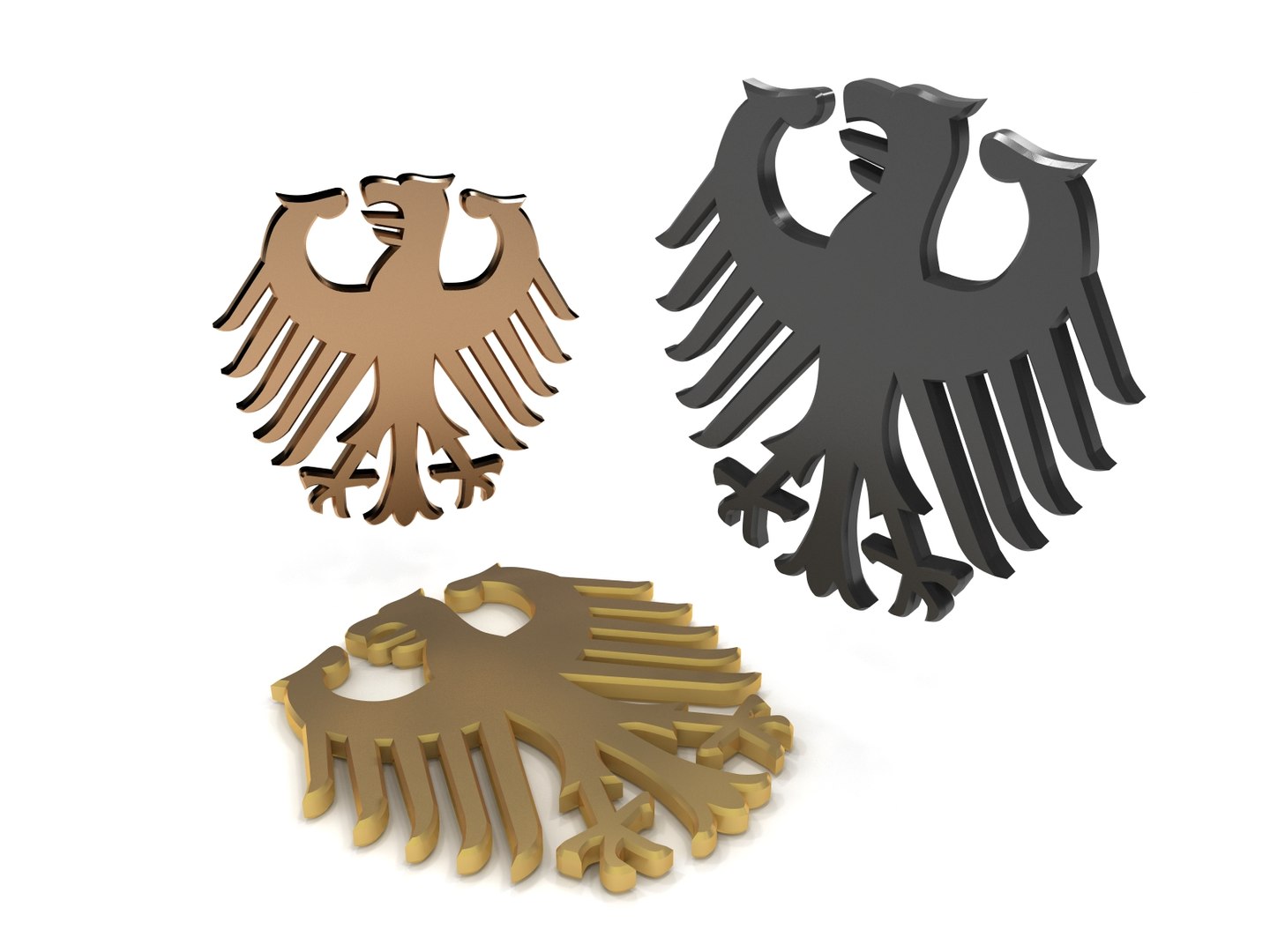 Eagle German 3D Model - TurboSquid 1387375