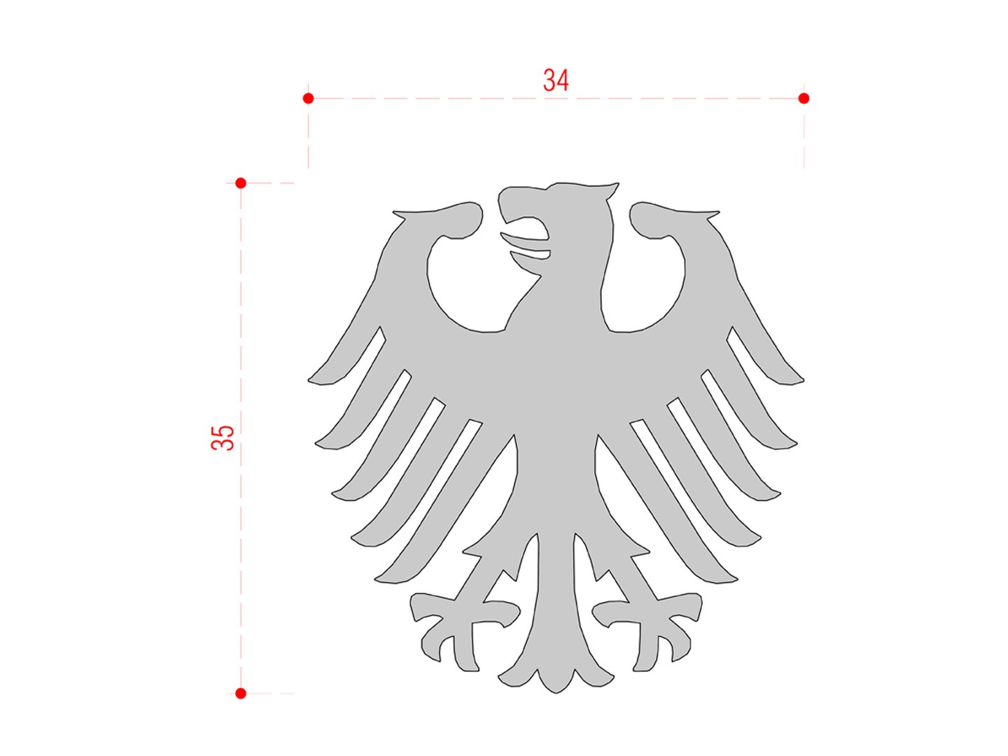 Eagle German 3D Model - TurboSquid 1387375