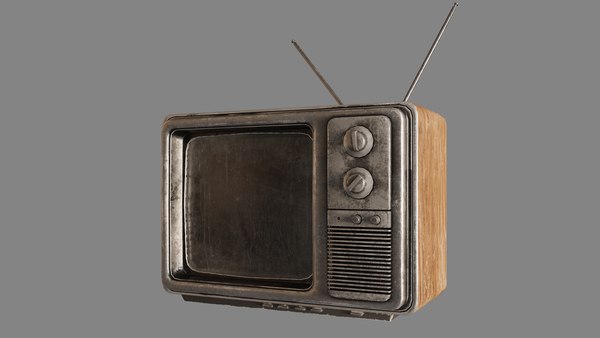modelo 3d Vintage TV Model-Retro Television - TurboSquid 2093785