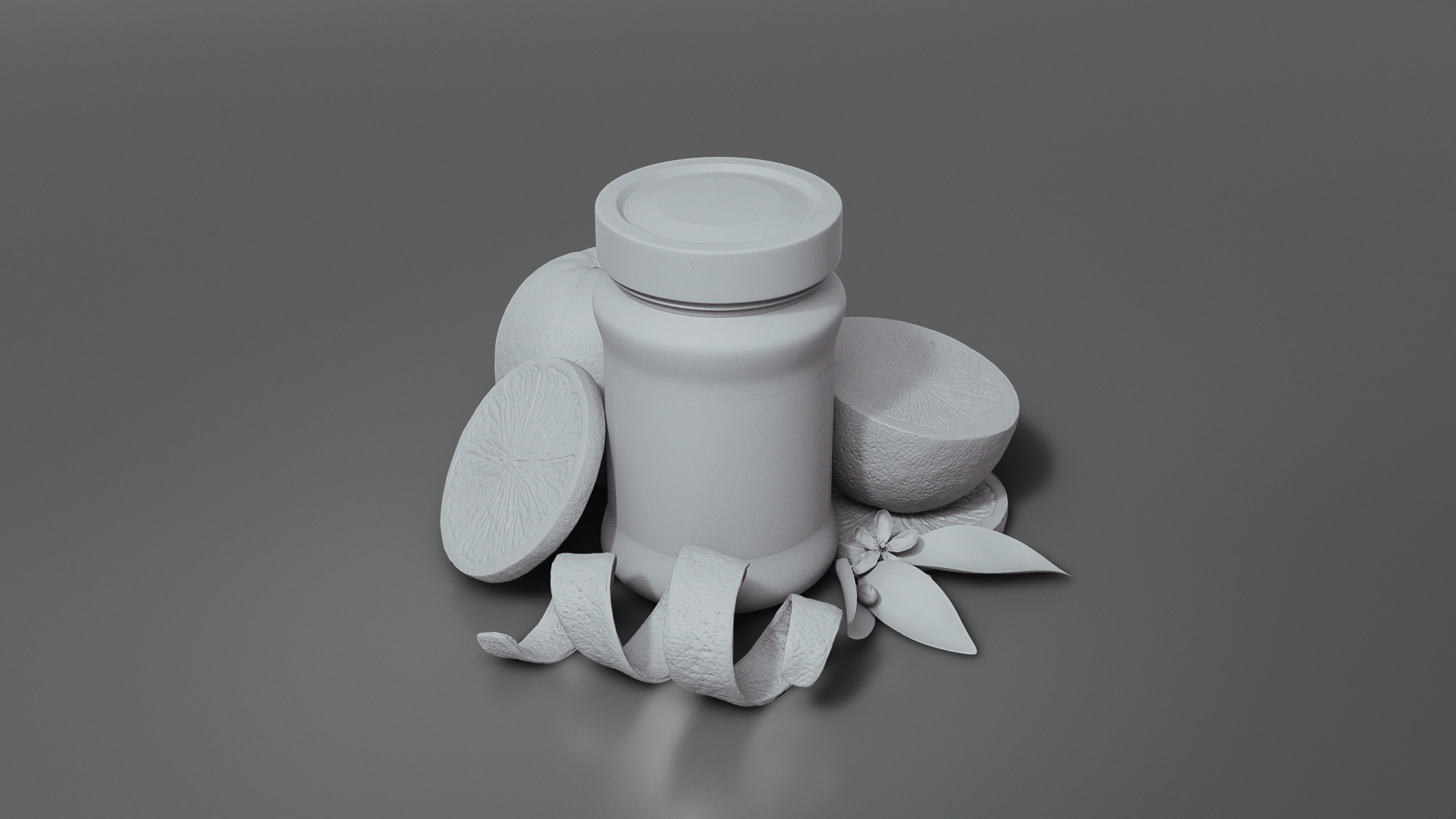 3D Orange Jam Model - TurboSquid 2056352