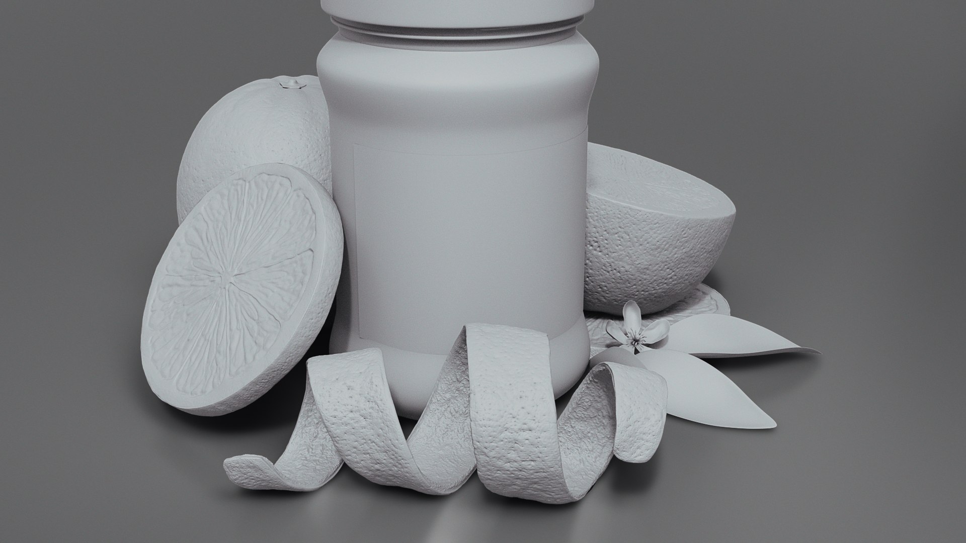 3D Orange Jam Model - TurboSquid 2056352