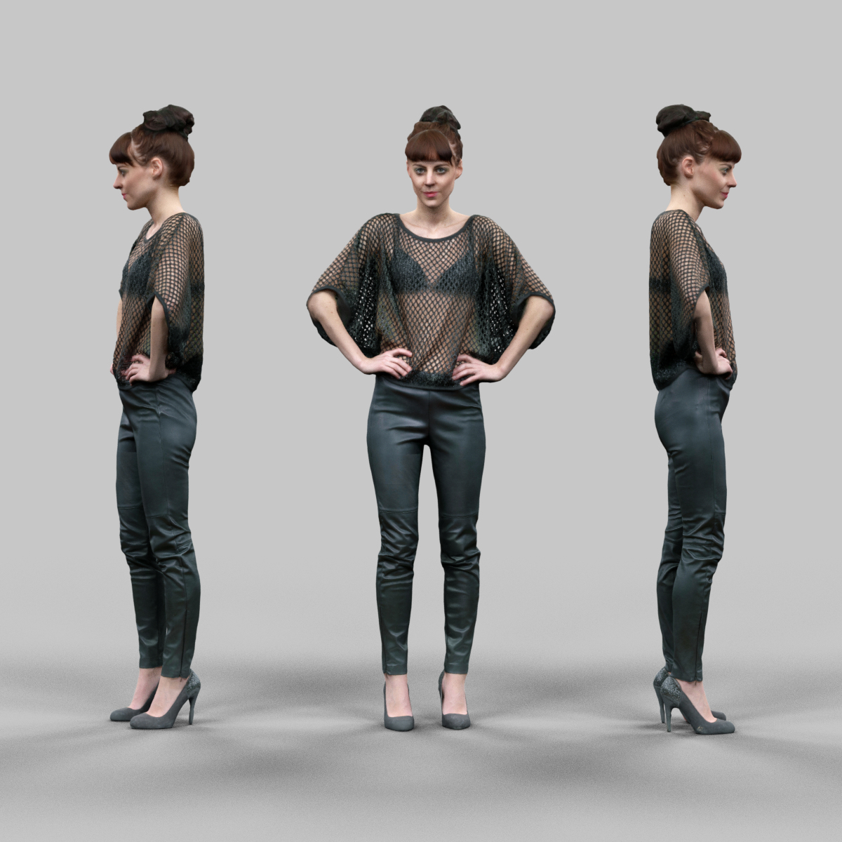obj scanned female character 6