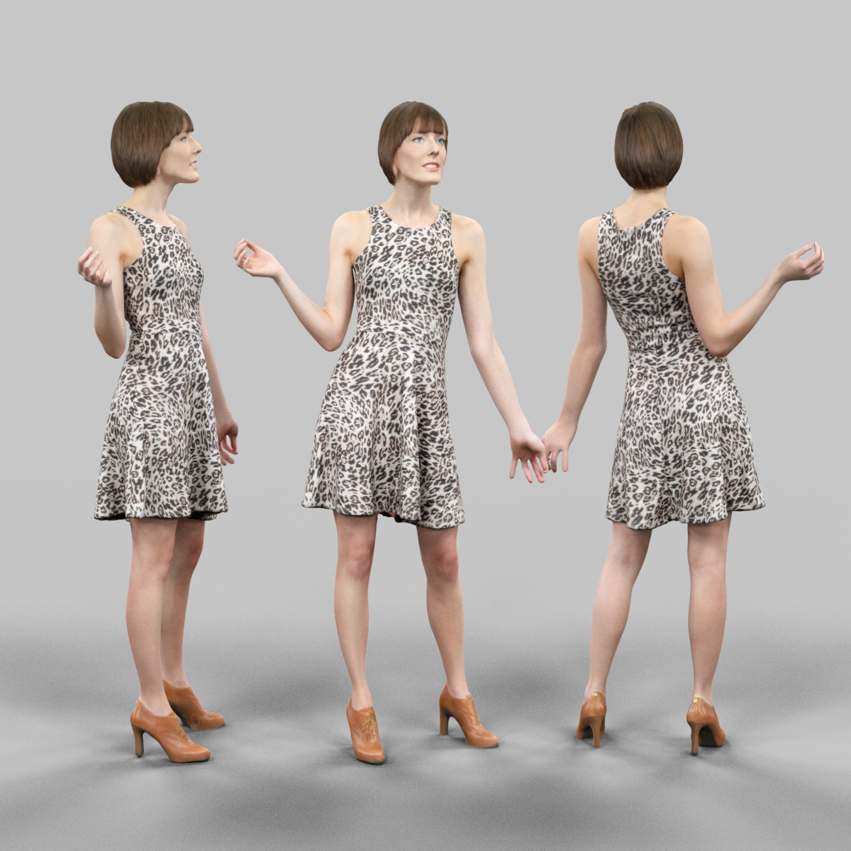 obj scanned female character 6