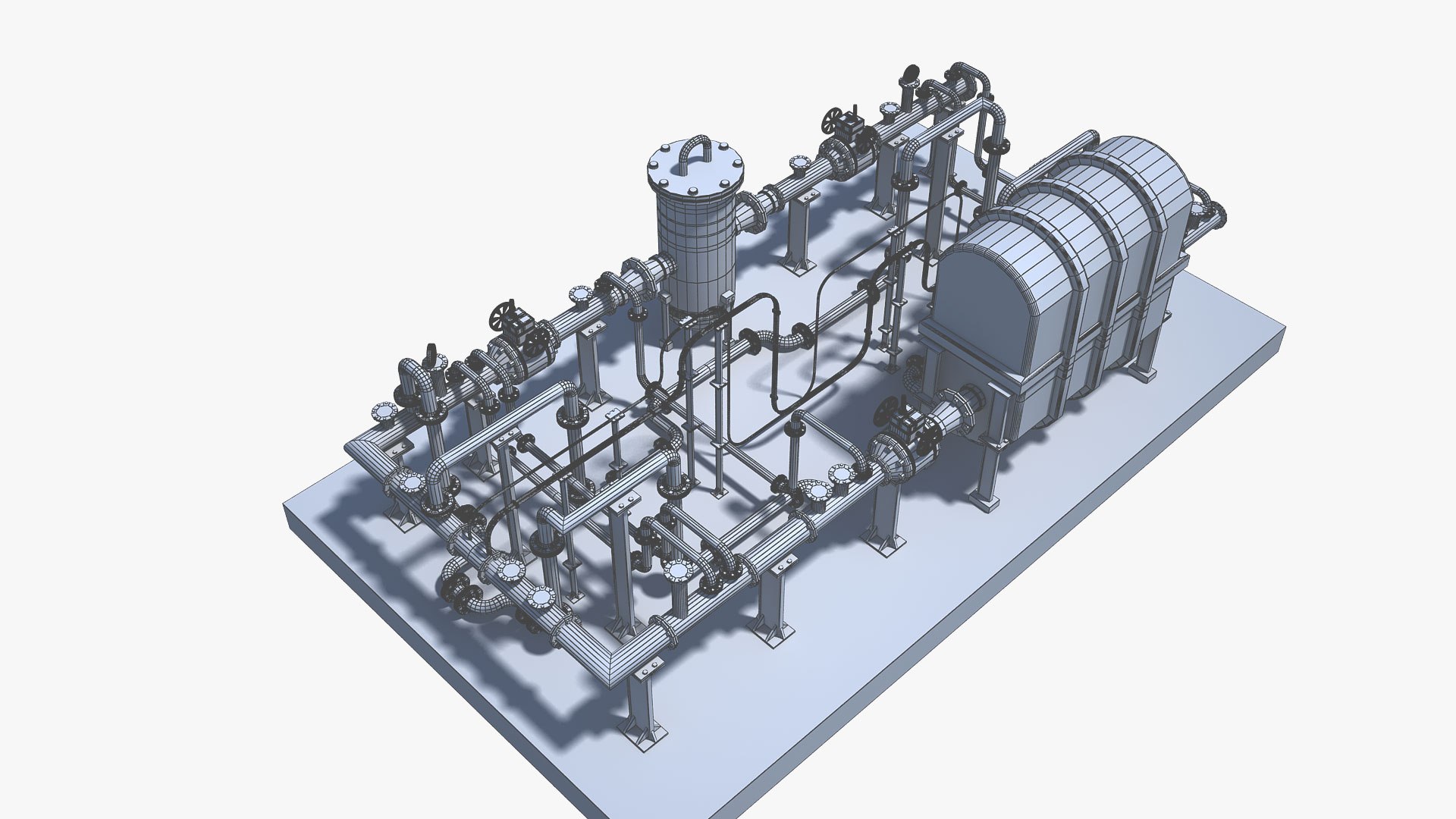 Metering Skid 02 3D Model - TurboSquid 1964127