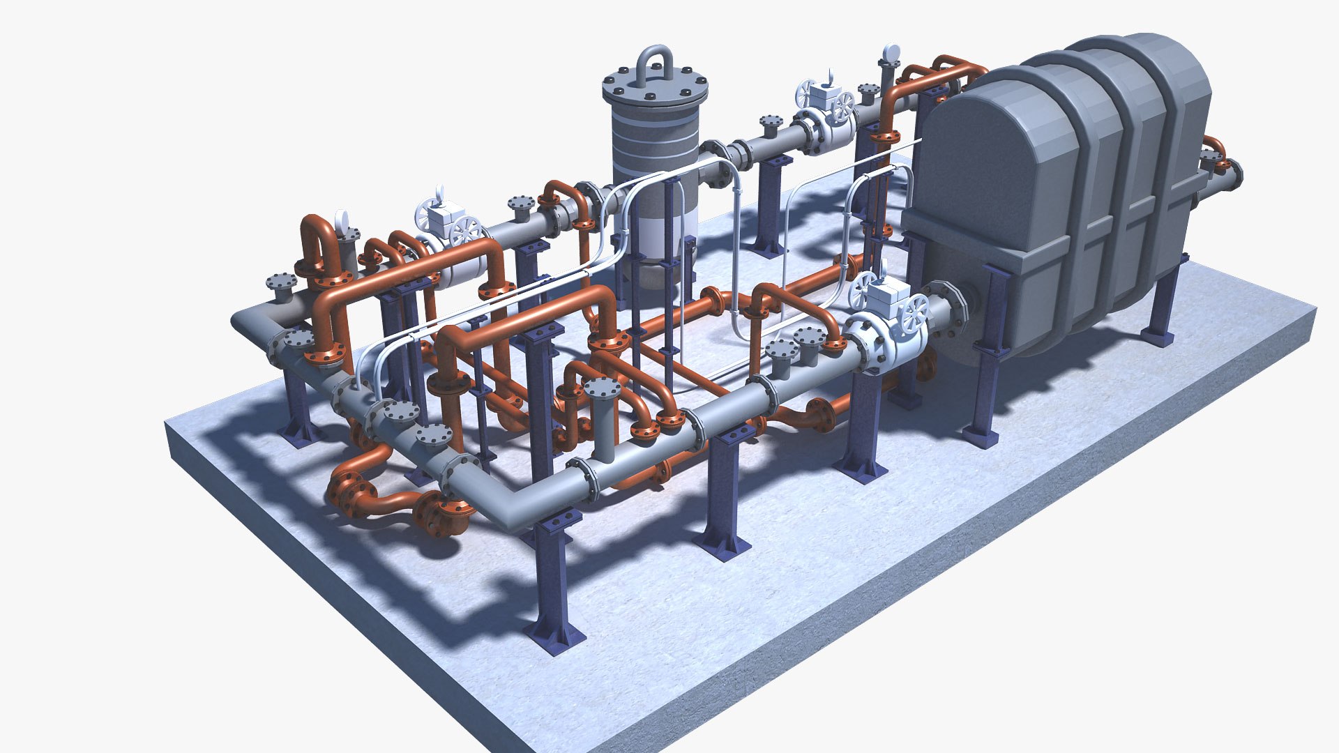 Metering Skid 02 3D Model - TurboSquid 1964127