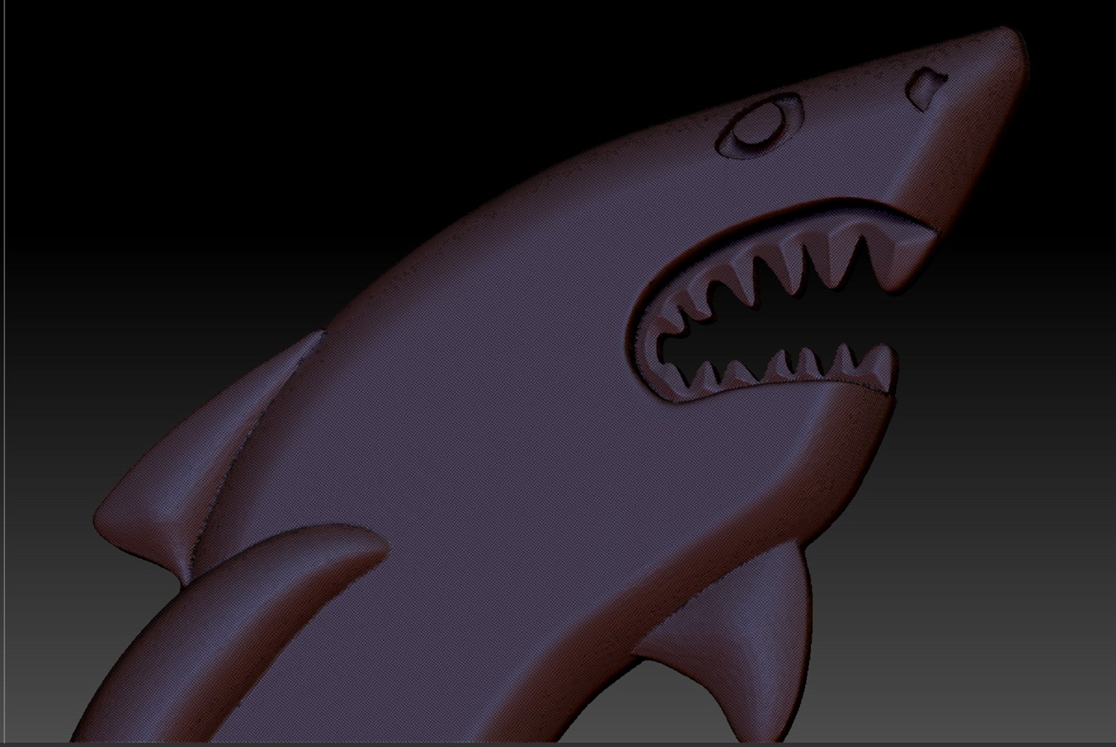 3D Pendant Shark With Chain - TurboSquid 1968257