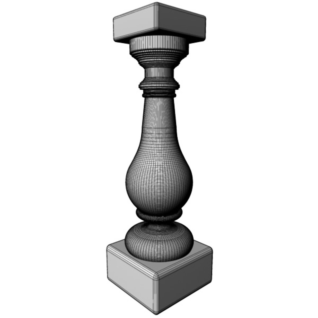 3d Model Baluster