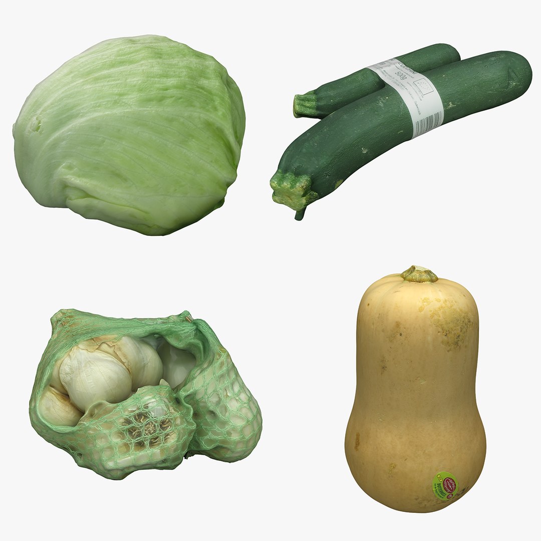 3D Vegetables Collection 06 - TurboSquid 2061266