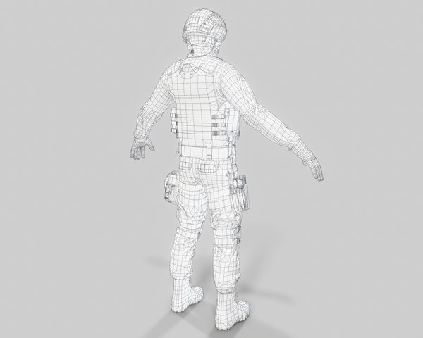 3D army man model - TurboSquid 1349594