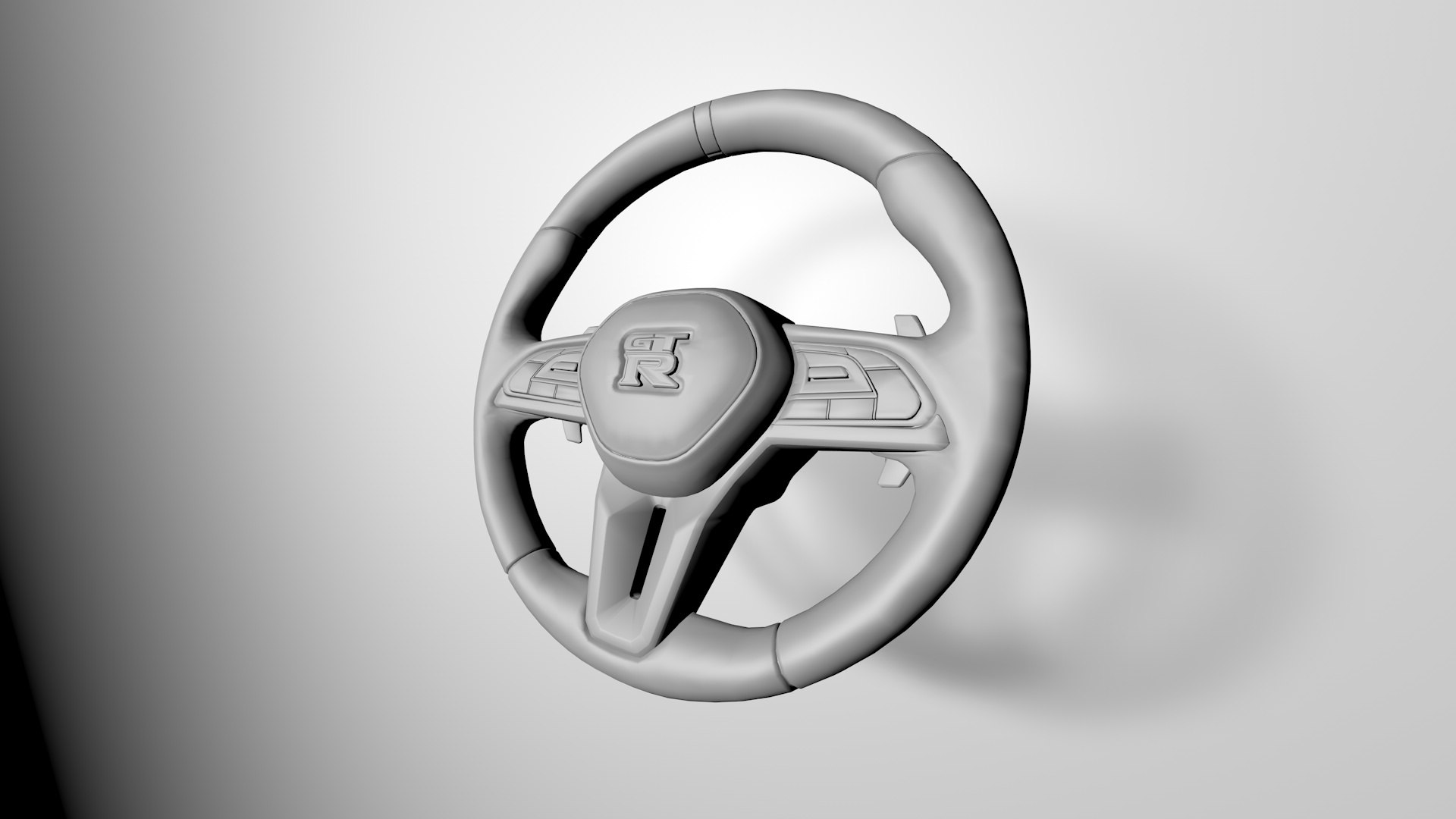 Nissan Skyline GT-R R35 2017 Steering Wheel 3D model - TurboSquid 2019151