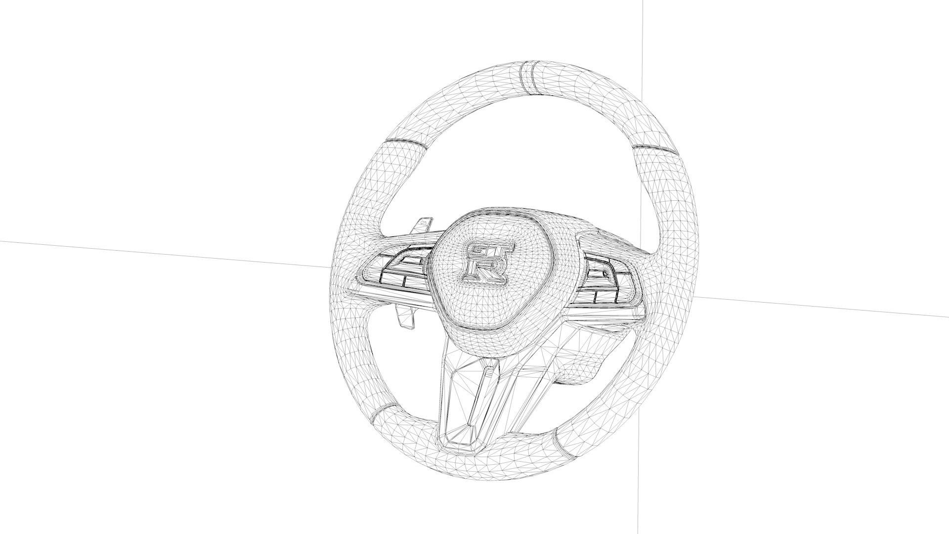 Nissan Skyline GT-R R35 2017 Steering Wheel 3D model - TurboSquid 2019151