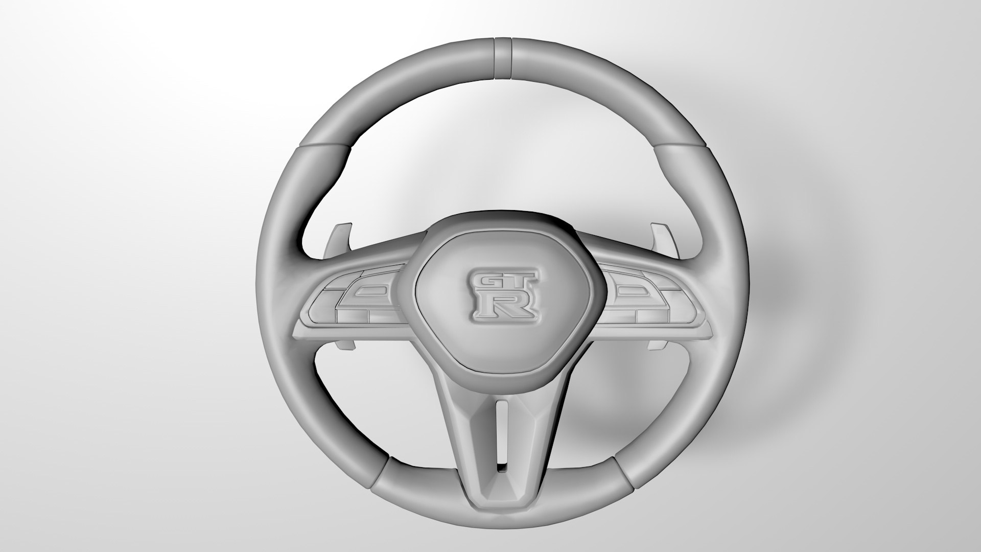 Nissan Skyline GT-R R35 2017 Steering Wheel 3D model - TurboSquid 2019151