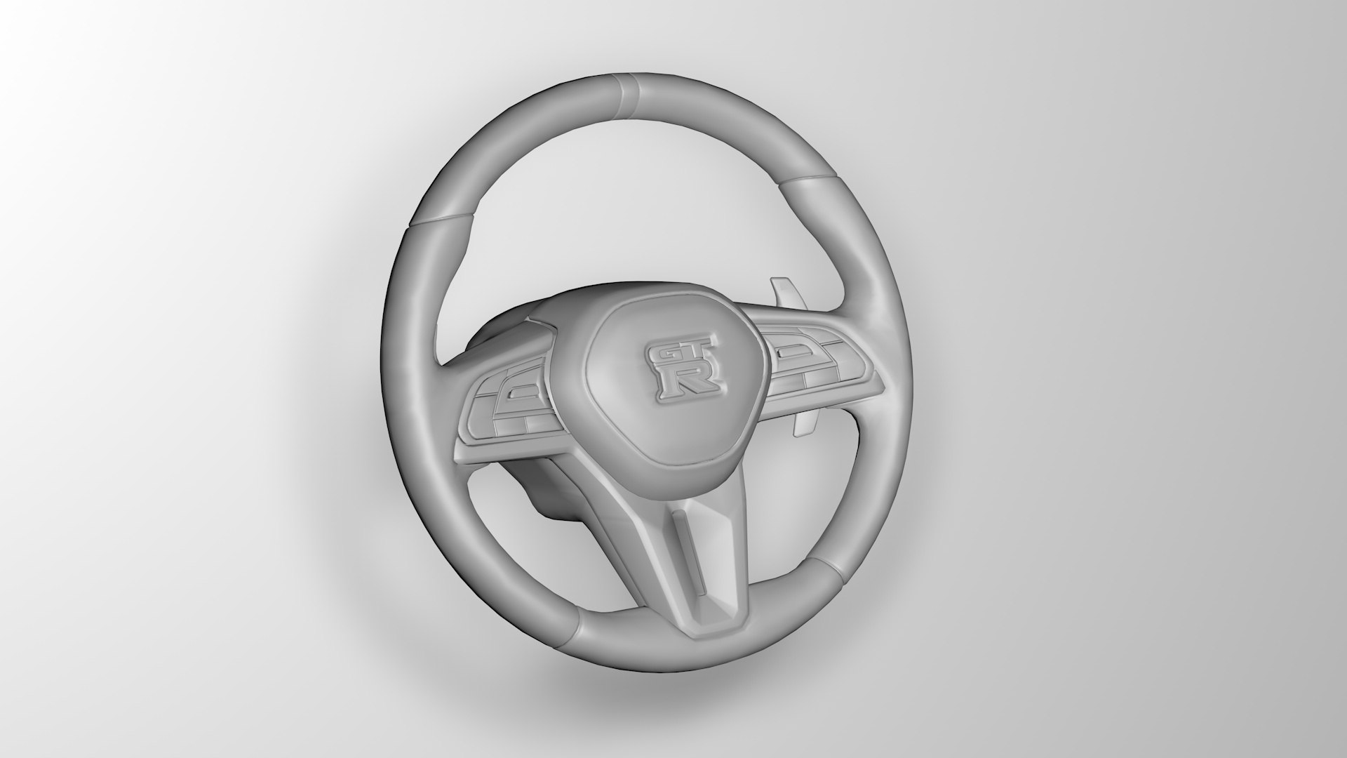 Nissan Skyline GT-R R35 2017 Steering Wheel 3D model - TurboSquid 2019151