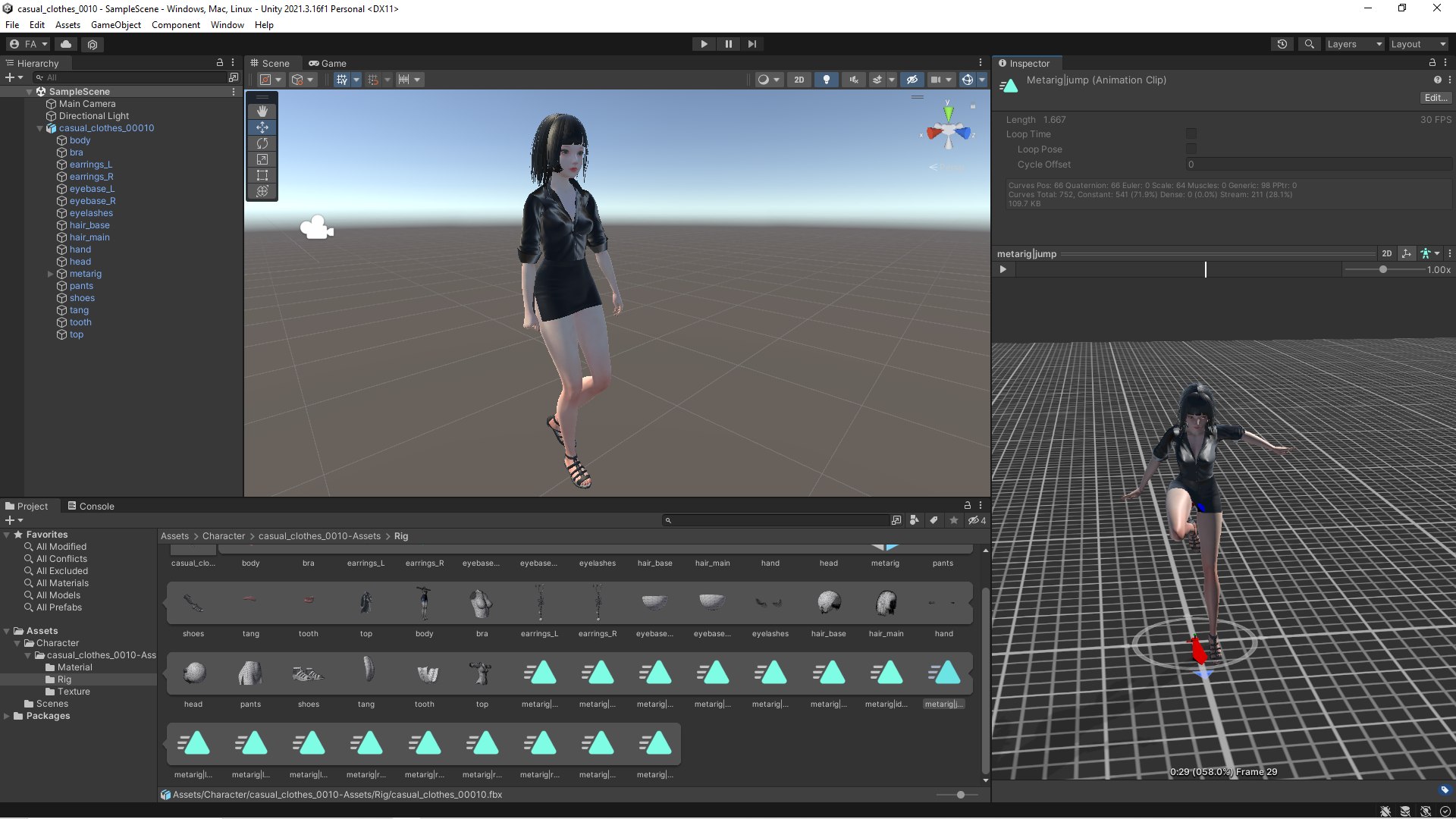3D Casual Clothing 0010 - UE5 - Unity - Blender - Animated - Realistic ...