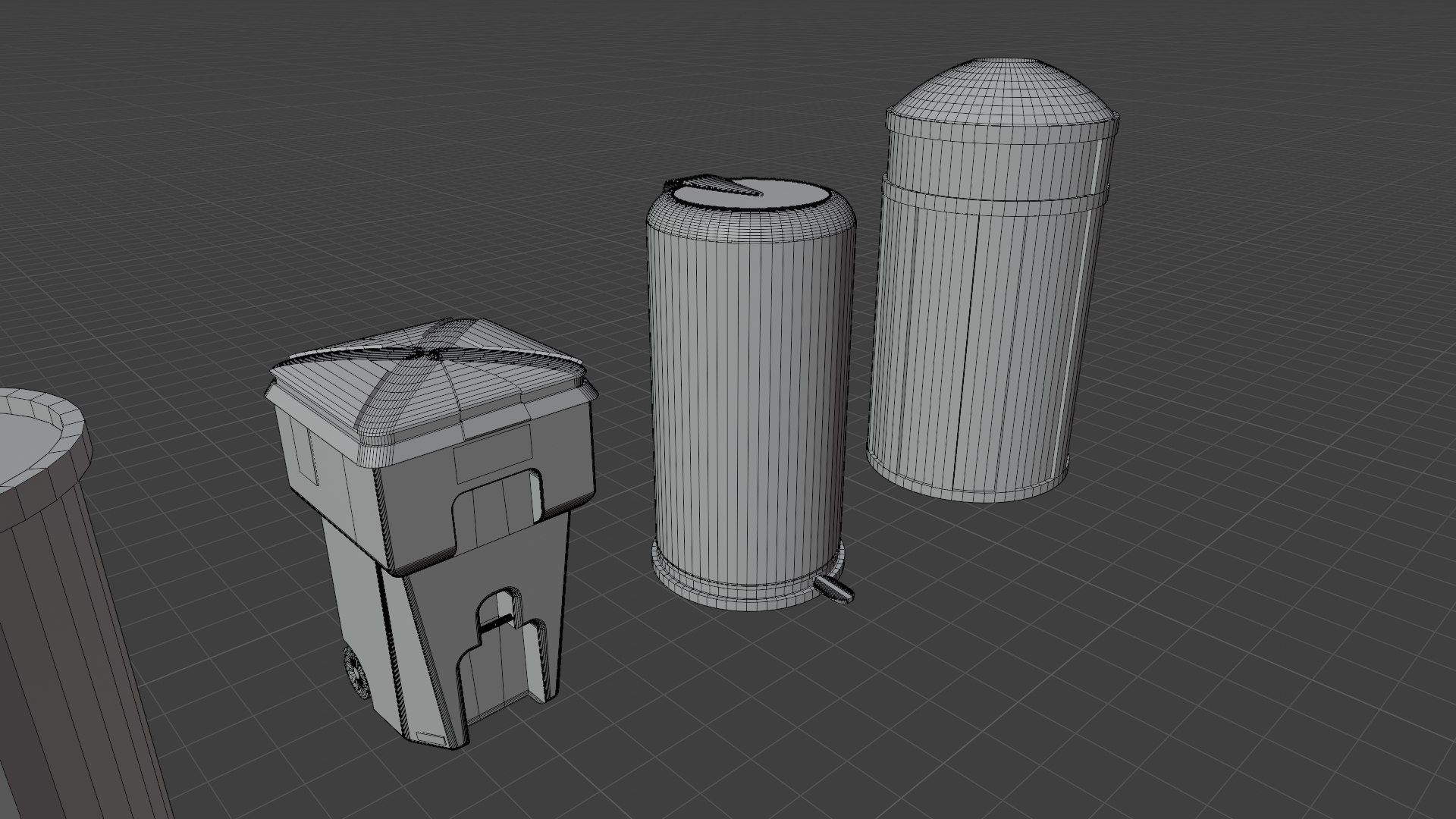 3D model Trash bin pack 15 piece - TurboSquid 1781024