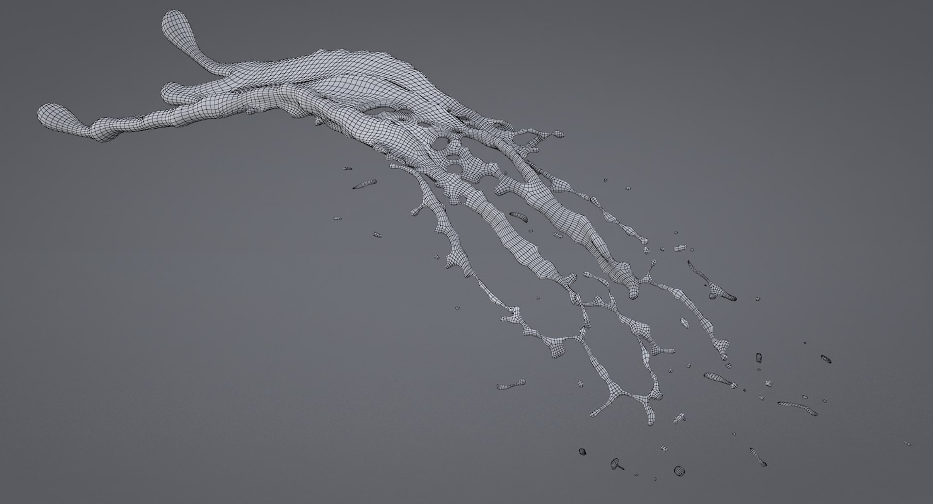 Abstract Splash Model - TurboSquid 1382873