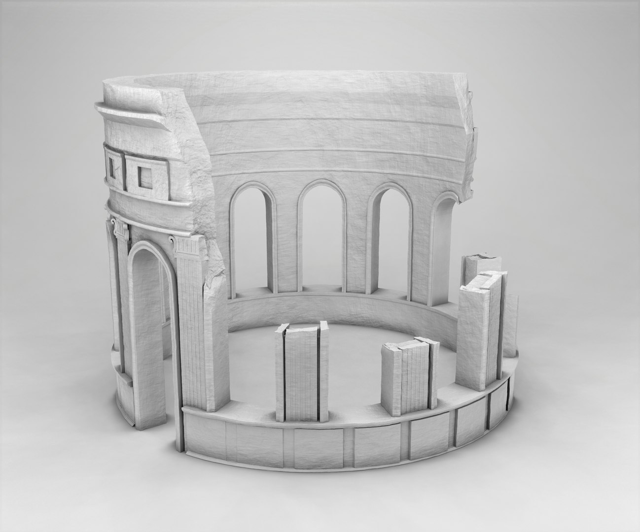 Ruins Greek Model - TurboSquid 1686815