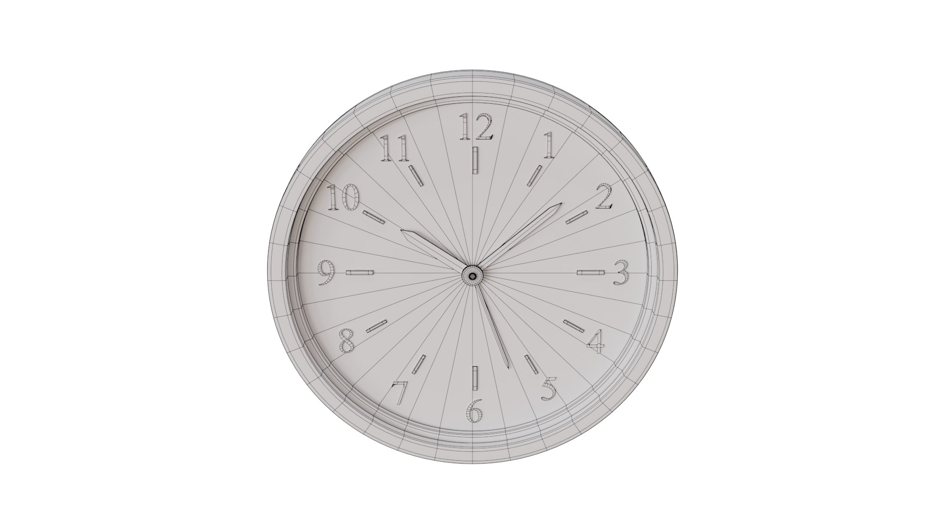 3D Wall Clock Model A - TurboSquid 2113837