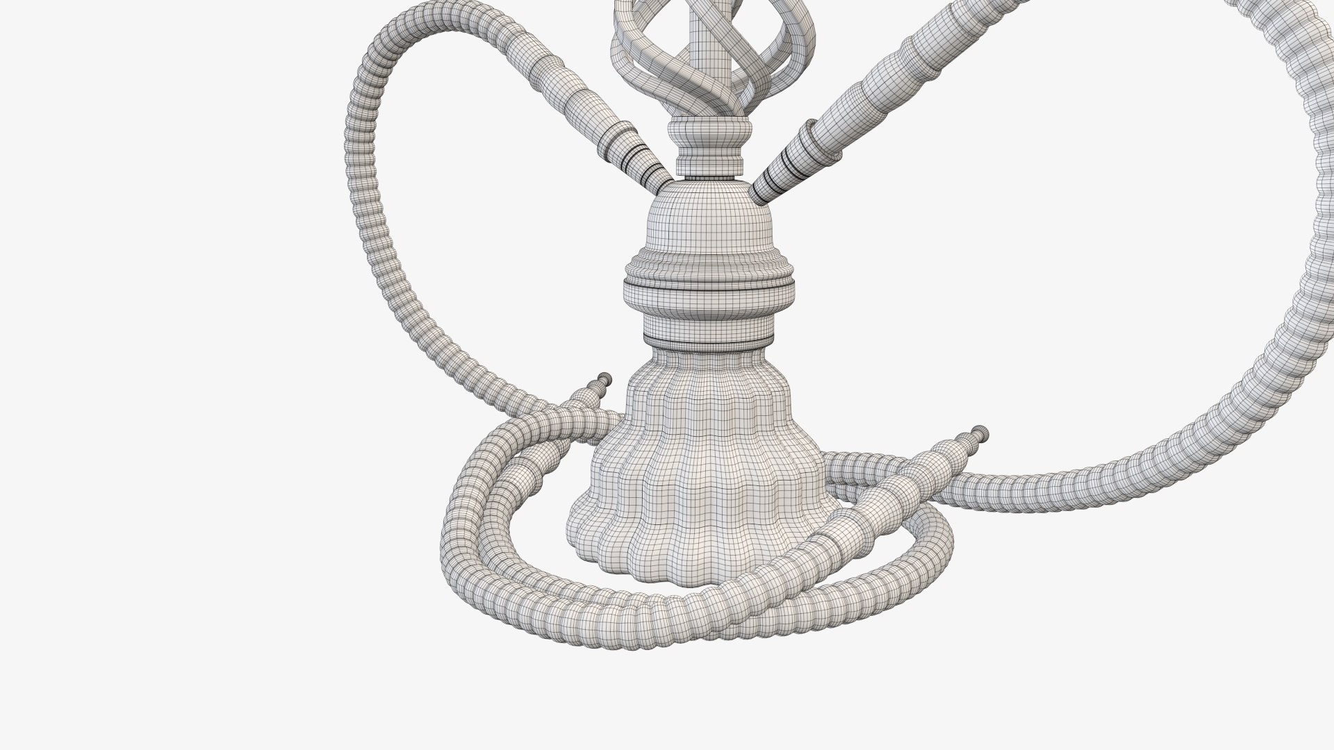 3D hookah hooka model - TurboSquid 1678105