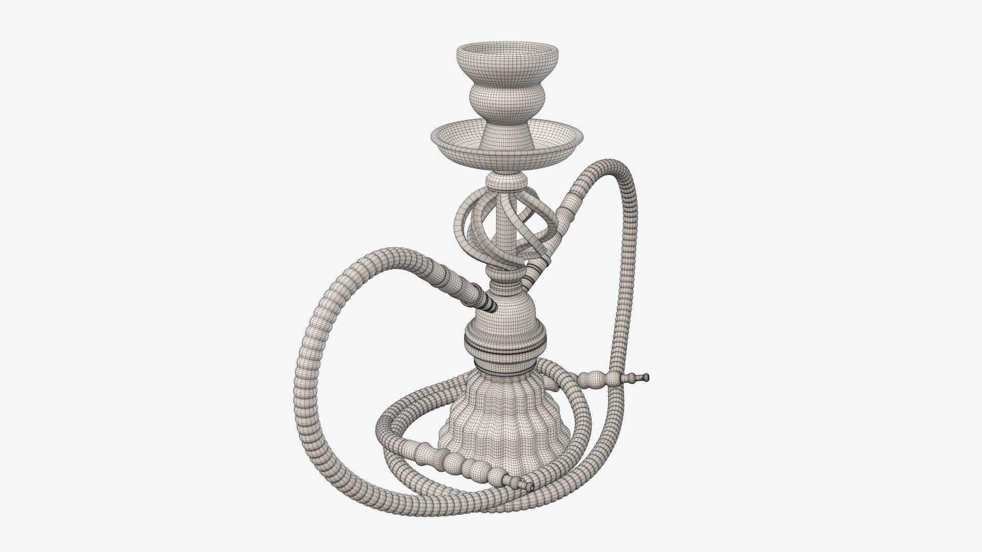 3D hookah hooka model - TurboSquid 1678105