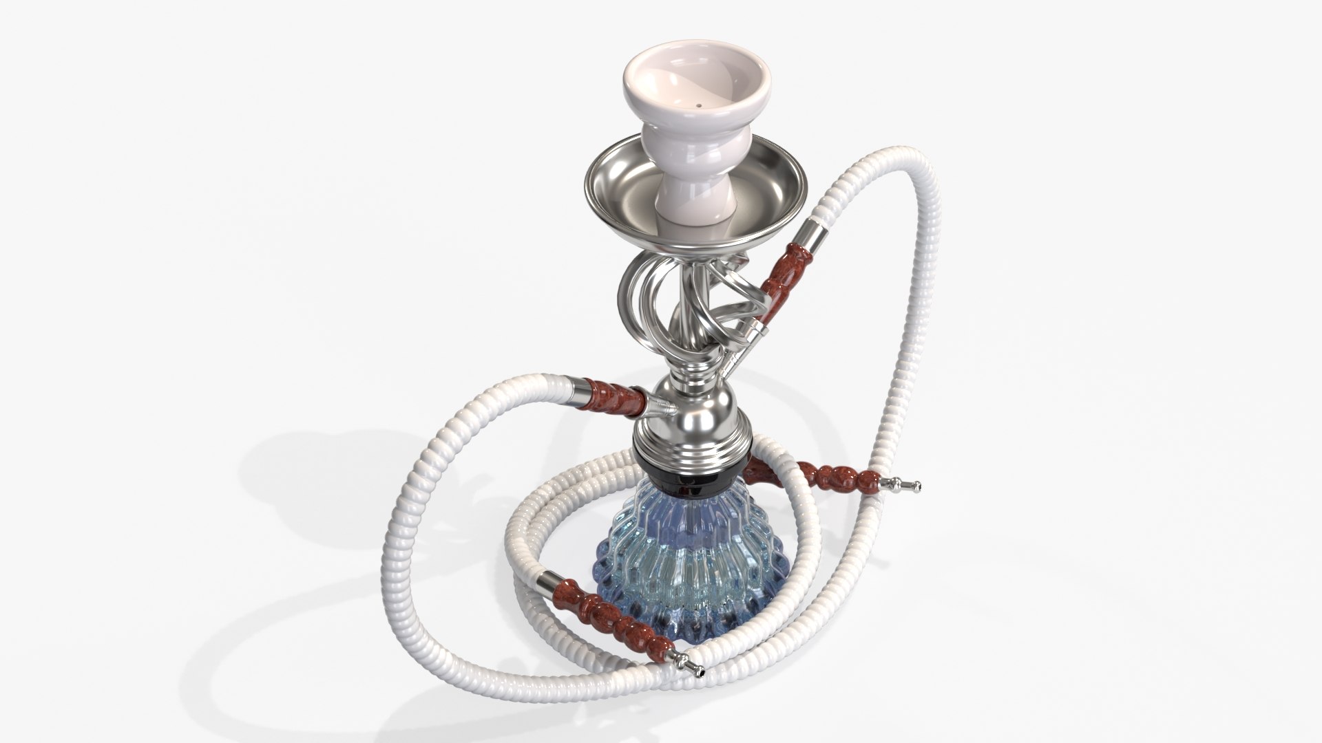 3D hookah hooka model - TurboSquid 1678105