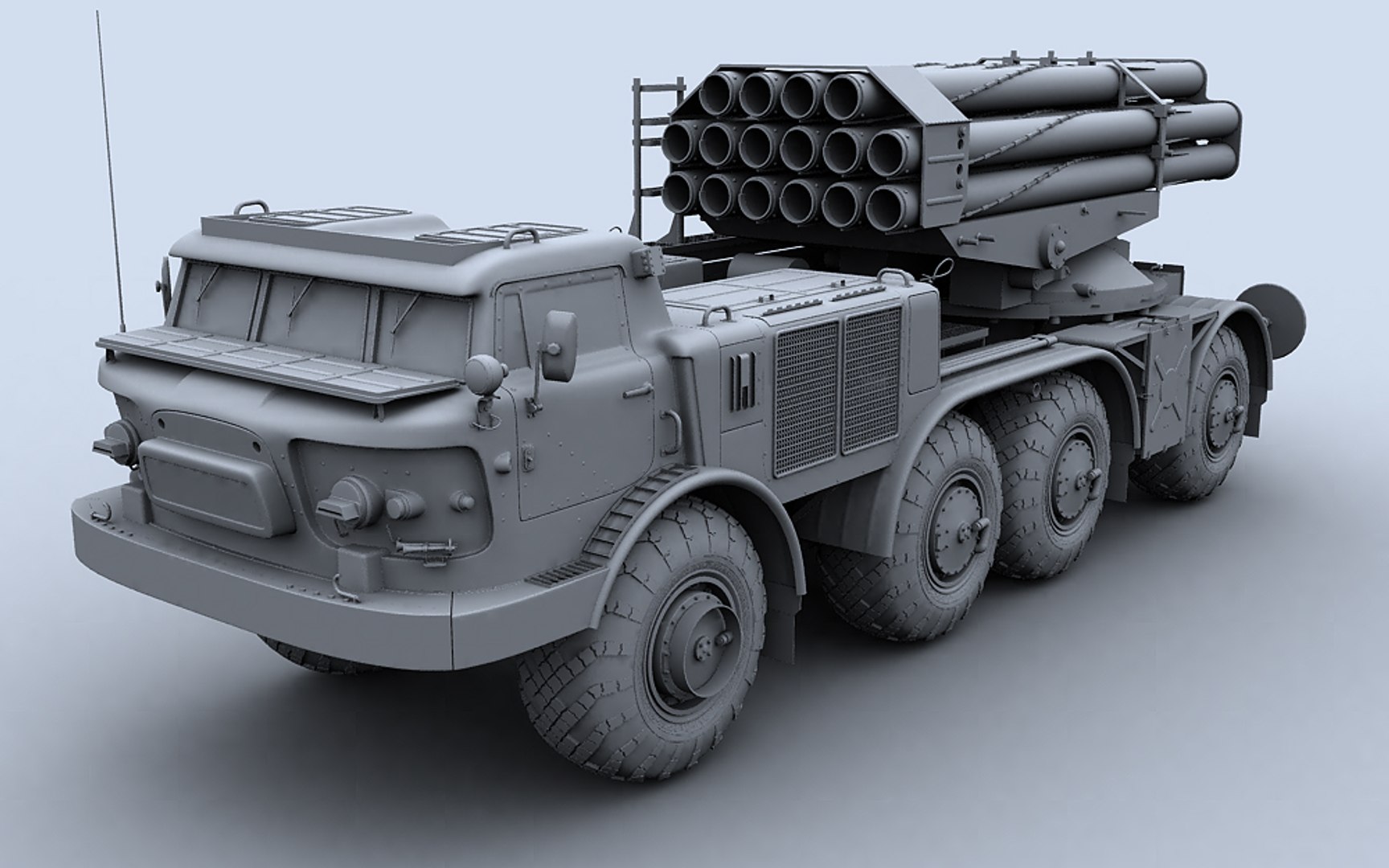 Bm-27 Uragan 3d Max
