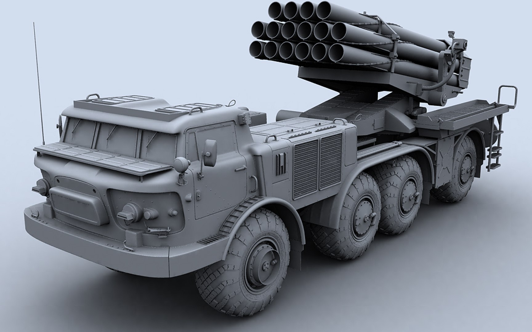 Bm-27 Uragan 3d Max