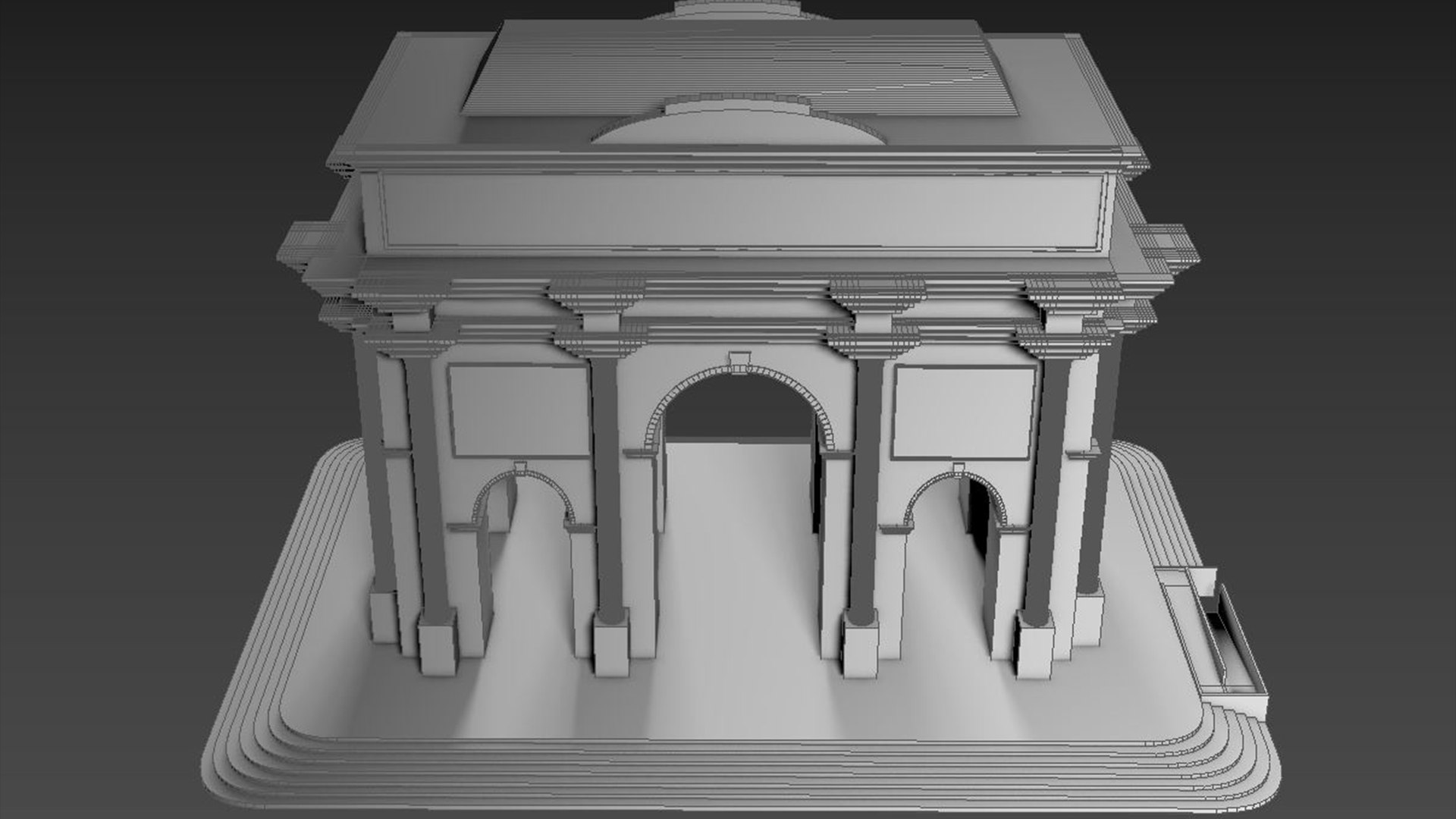 Arch City 3D Model - TurboSquid 1704423