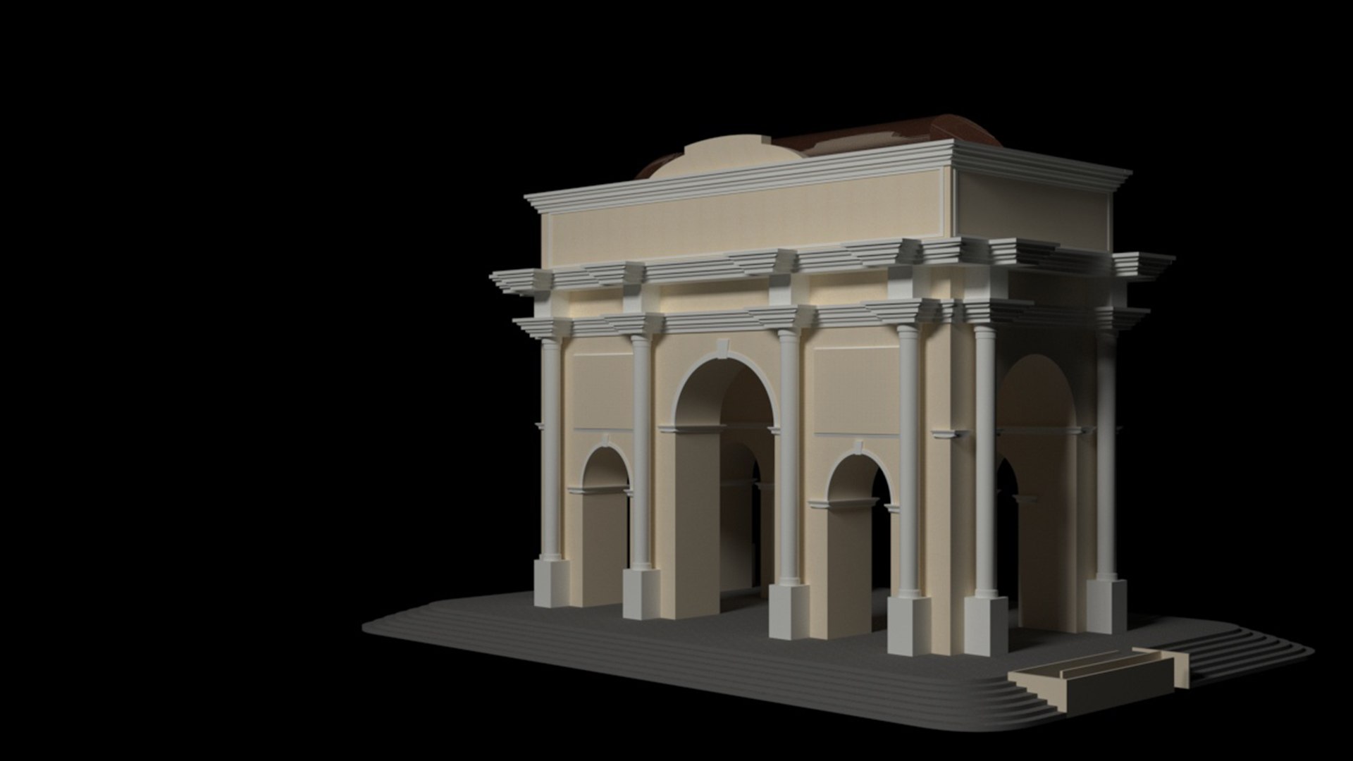 Arch City 3D Model - TurboSquid 1704423