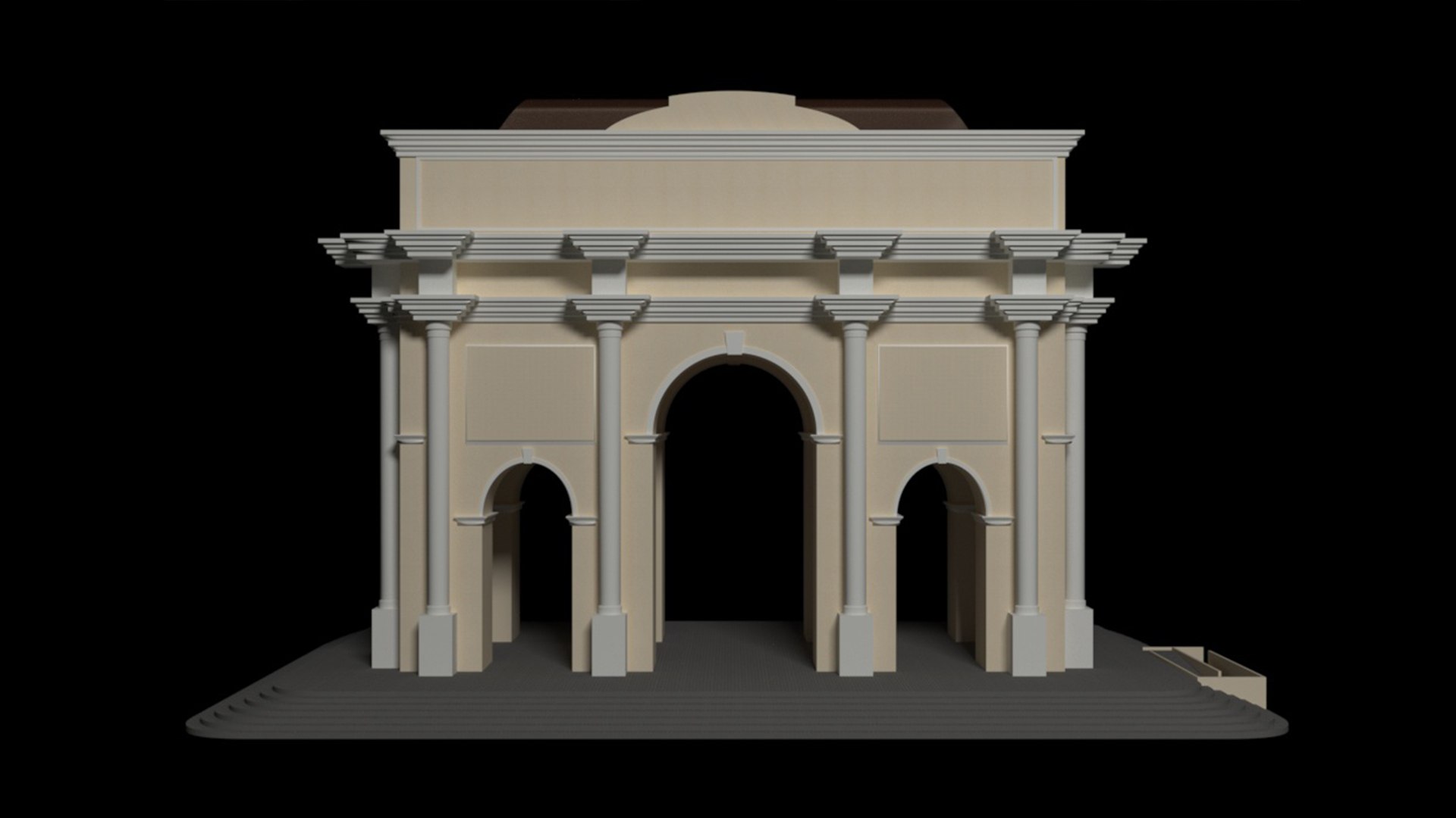 Arch City 3D Model - TurboSquid 1704423