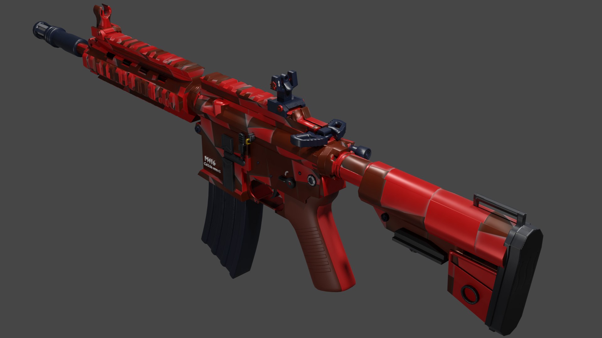 M416 Patterns 3D Model - TurboSquid 1692142